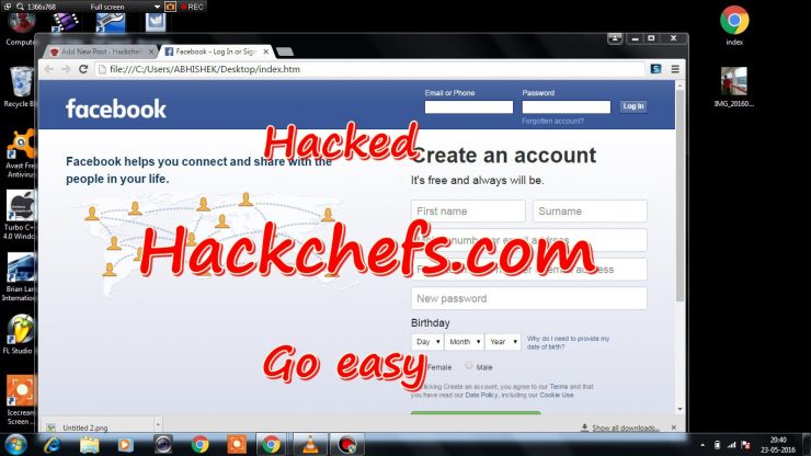 Hack facebook using phishing method - Facebook phishing page (13 steps ...